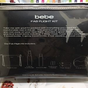 bebe | Makeup | New Bebe Fab Flight Travel Kit Set | Poshmark